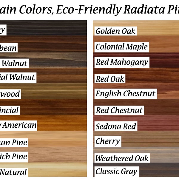 Pine Stain Samples - Etsy