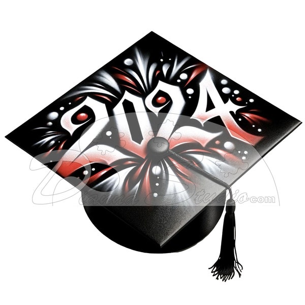 Graduation Black and Red Png - Etsy