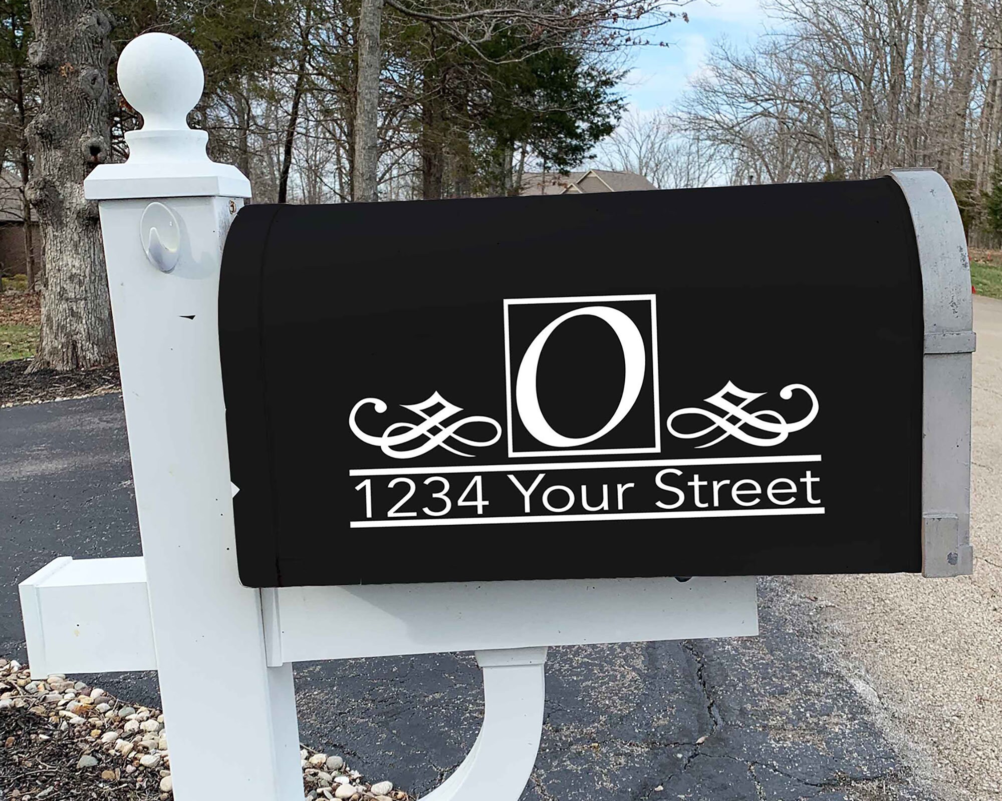 Mailbox Decal Mailbox Sign Custom Mailbox Vinyl Name Decal - Etsy