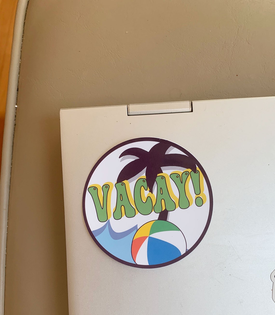 Vacay Sticker 3 Inch Stickers Beach Ball Sticker Mirror - Etsy