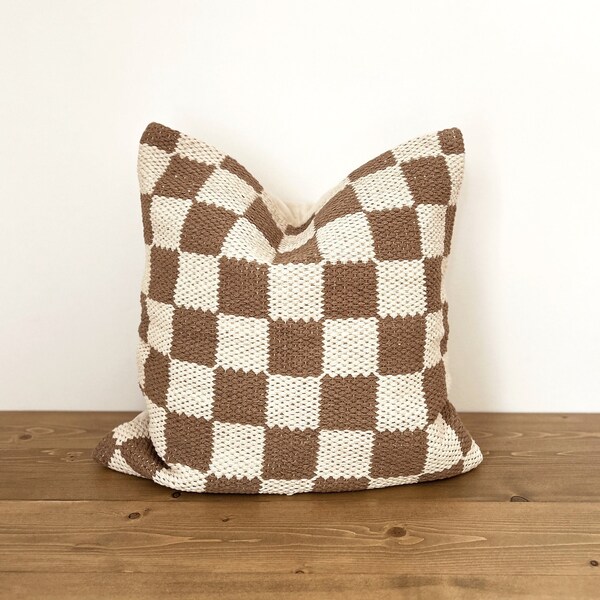 Checkered Pillow - Etsy