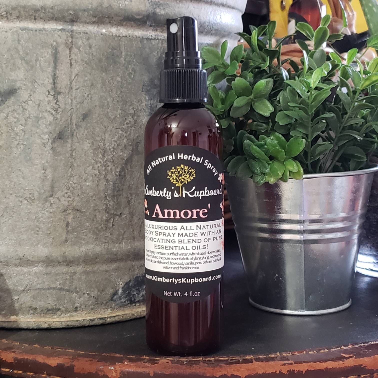 Amore' Body Spray made with Pure Essential Oils perfume | Etsy