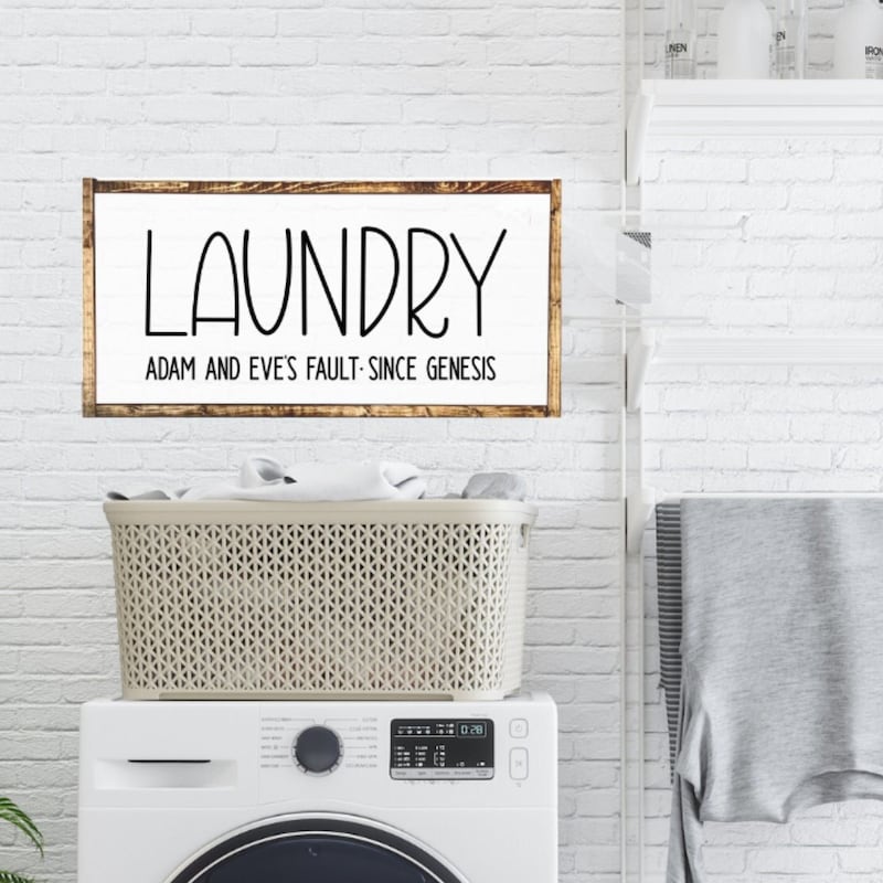 Funny Laundry Sign - Etsy