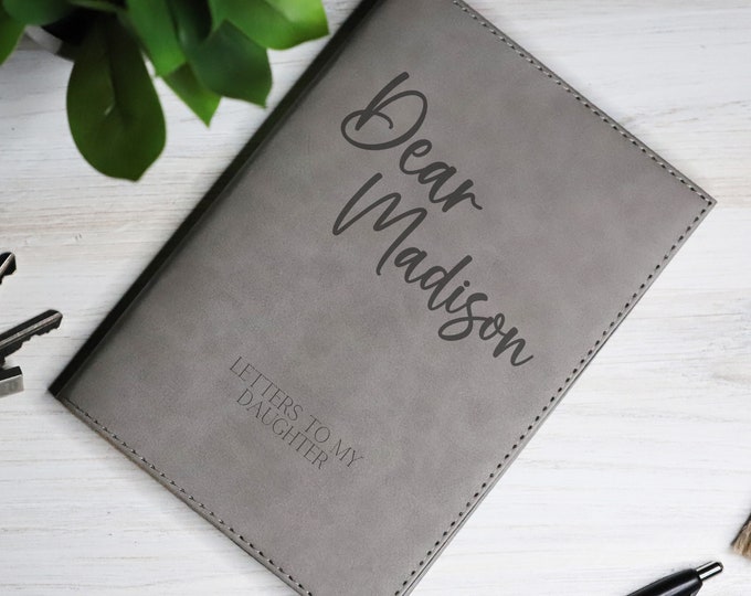 Letters to My Daughter Personalized Journal, Dear Daughter Journal ...
