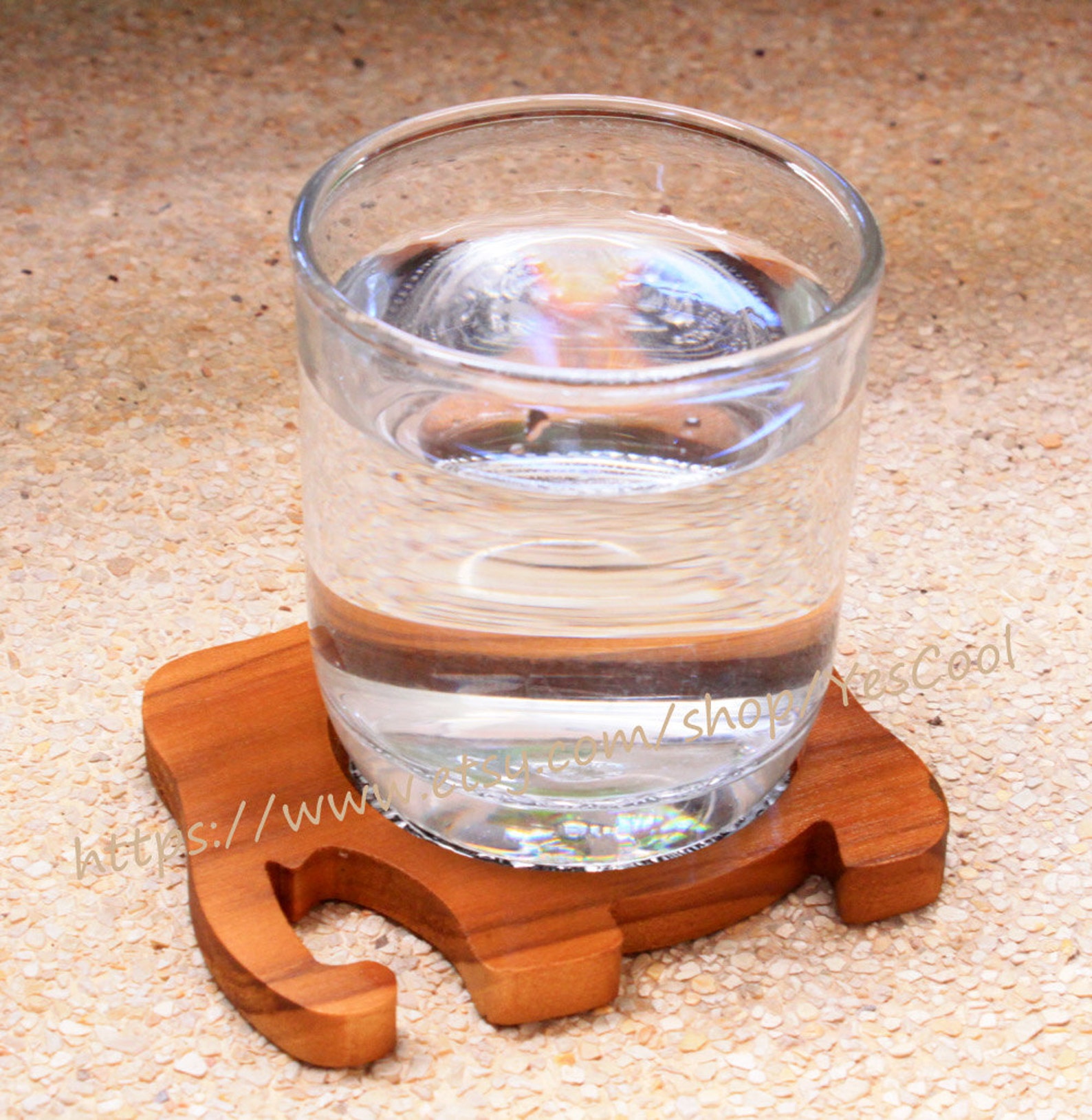 Wooden Wood Elephant Shaped Coasters Crafts Tea Cup Saucers - Etsy