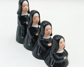 Ceramic Catholic Nuns - Etsy