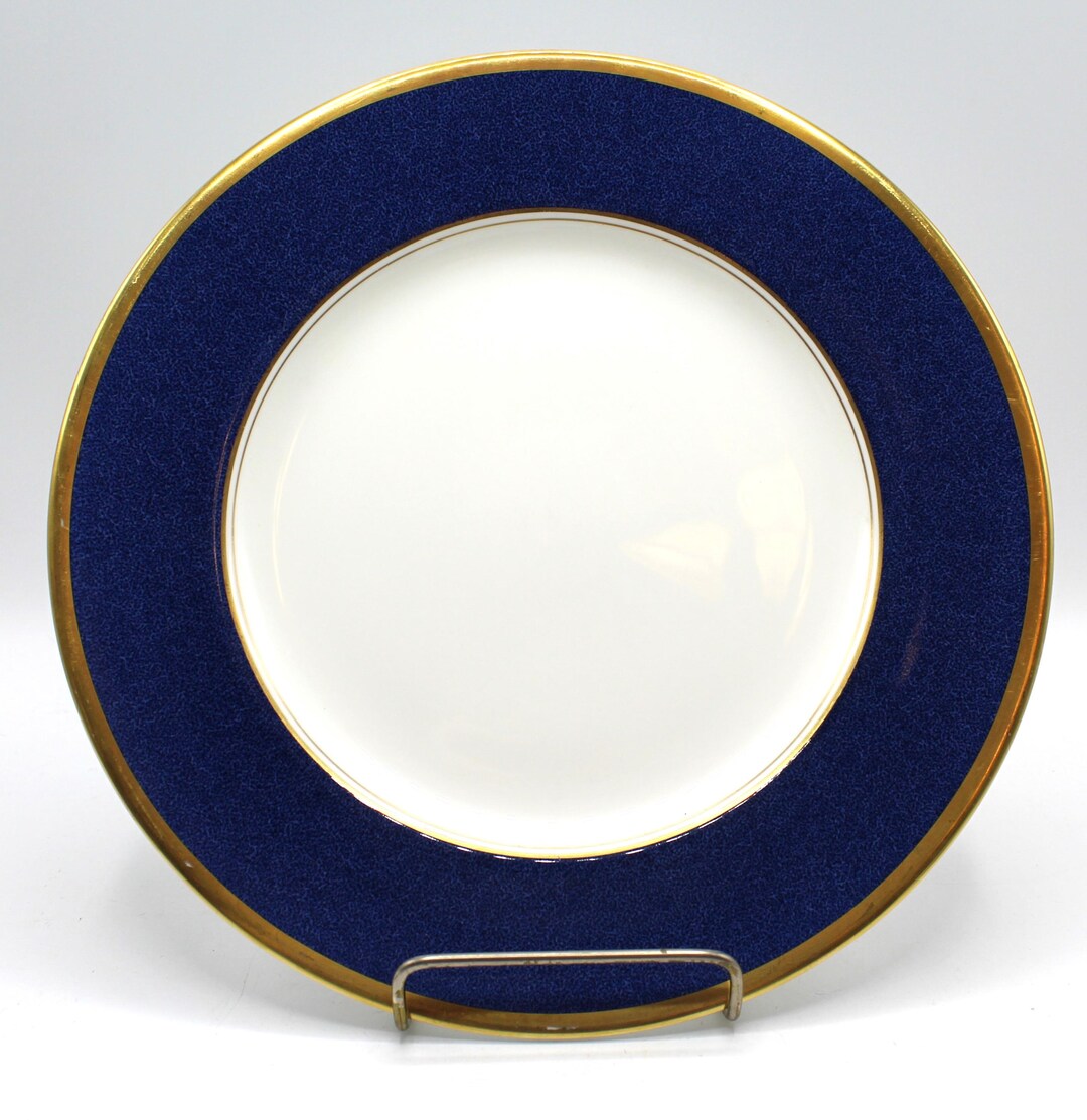 1 Coalport Bone China Dinner Plate Athlone Blue 10.5 Made in England - Etsy