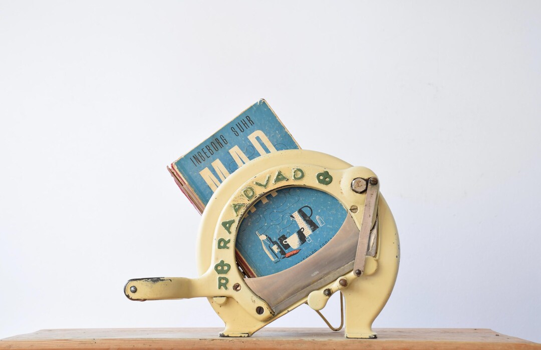 Great Condition Vintage RAADVAD Denmark Bread Slicer Original Beige ...