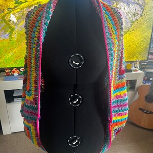 Crocheted Alien Cardigan - Etsy