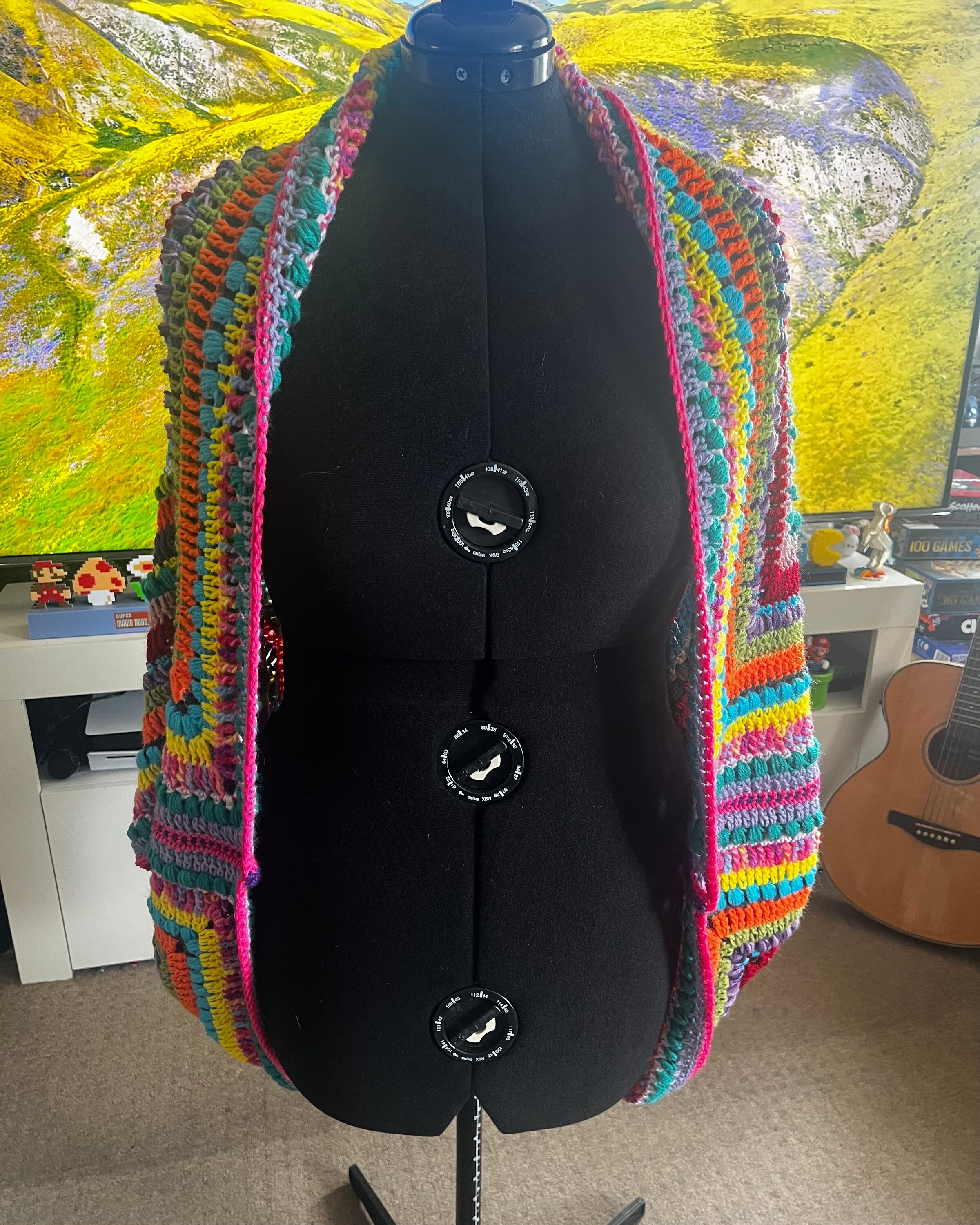 Crocheted Alien Cardigan - Etsy