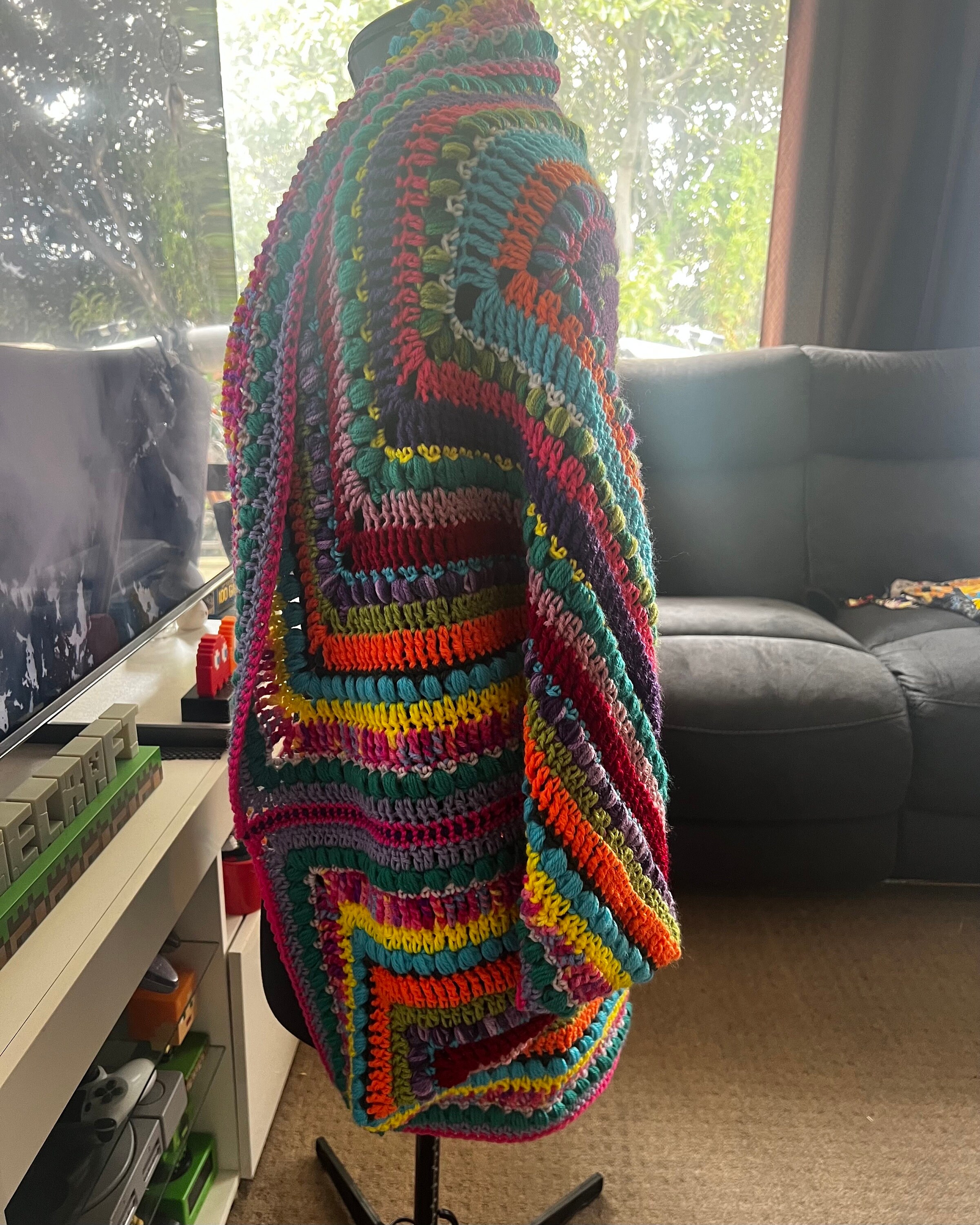 Crocheted Alien Cardigan - Etsy