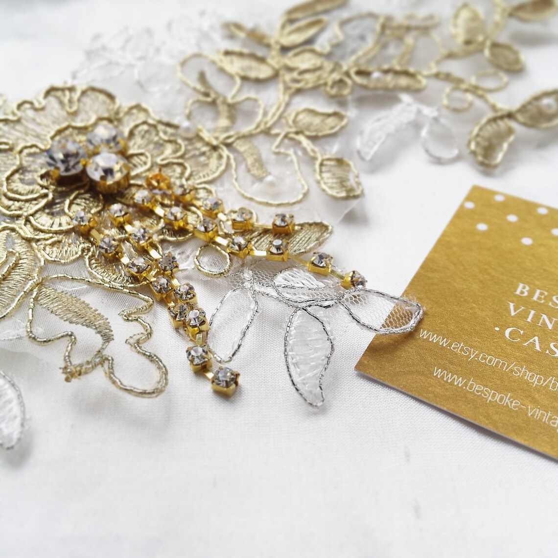 Lace Hair Accessory, Hair Vine,gold, Crystal Piece, Accessories ...