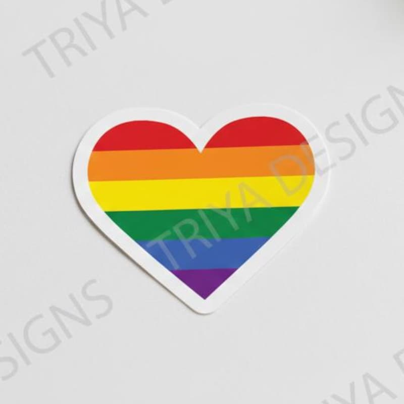 Heart Stickers Pride - Etsy