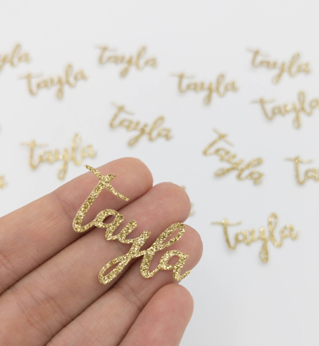 Custom Name Confetti | Personalized Text Party Decorations, Party ...