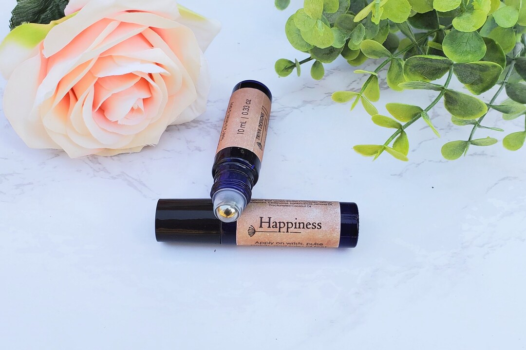 Happiness Essential Oil Roller Bottle Essential Oil Blend Happy ...