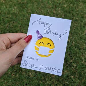 Happy Birthday from a Social Distance MINI Quarantine | Etsy