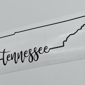 Custom Moving States With Text Outline Decal | Two States, Long ...