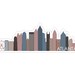 Atlanta Skyline Sticker Minimalist Modern Skyline Sticker - Etsy