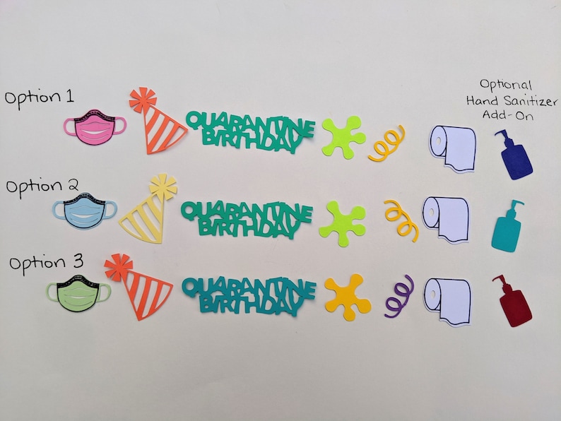 Quarantine Birthday Confetti Self Isolation Birthday Party | Etsy