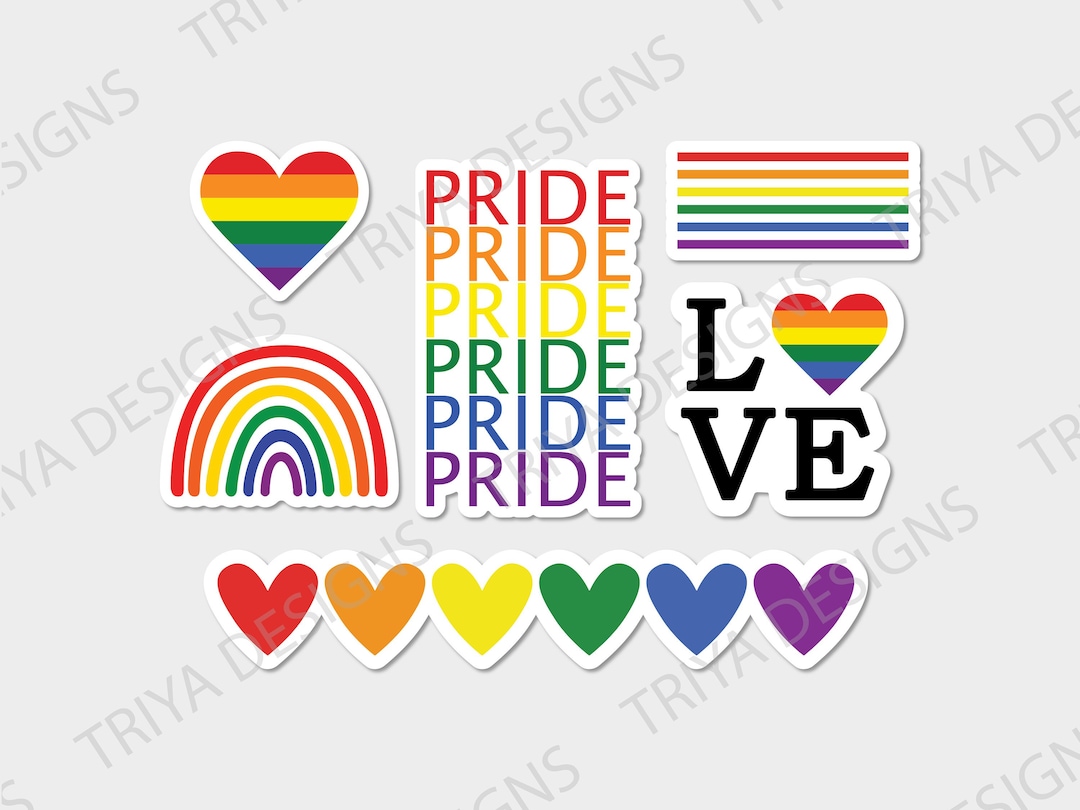 Pride Stickers | Rainbow Stickers, Gay Pride Stickers, LGBTQIA+ Sticker ...
