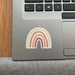 Boho Rainbow Sticker Hand Drawn Boho Rainbow Sticker for - Etsy
