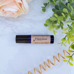 Happiness Essential Oil Roller Bottle Essential Oil Blend Happy ...