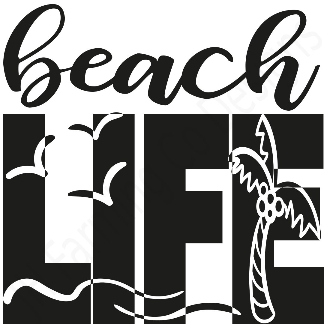 Beach Life Digital Files - Etsy