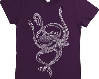 Womens octopus shirt | Etsy