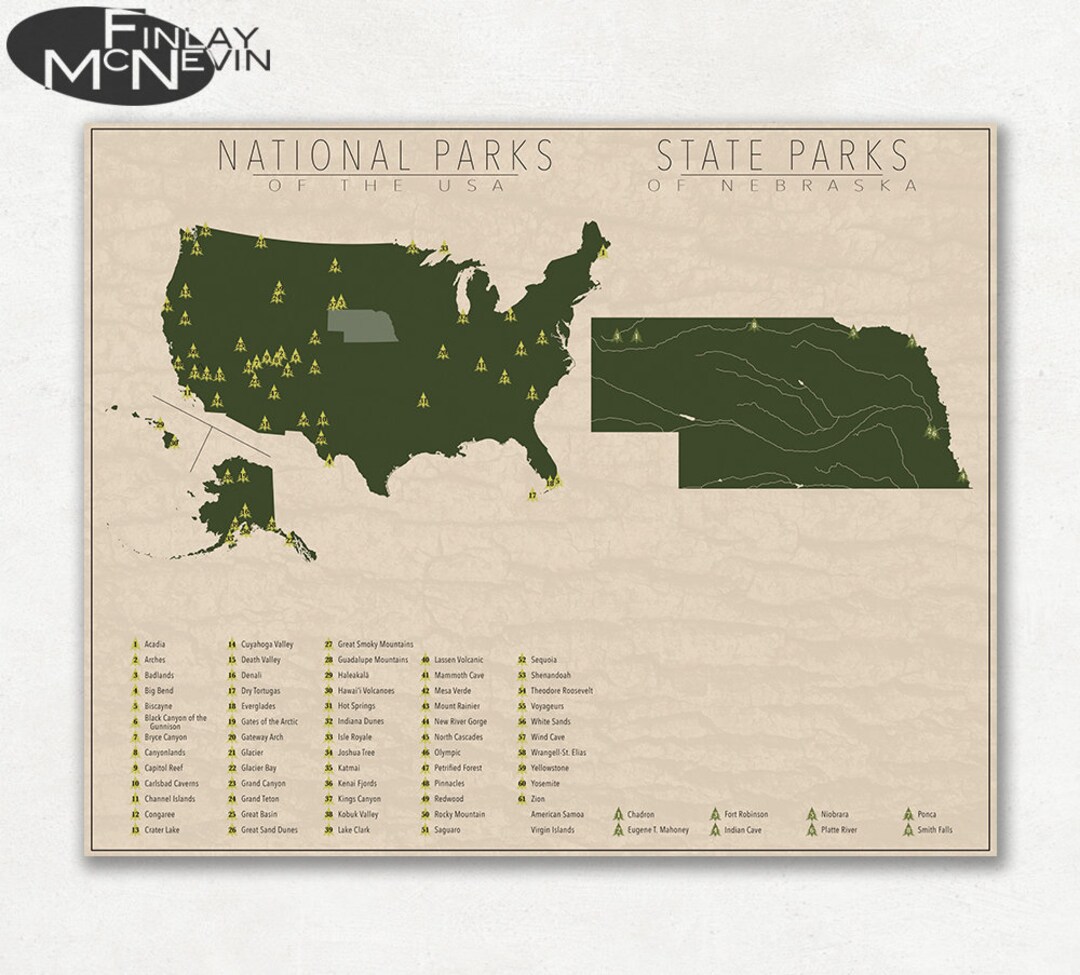 Map Of Nebraska State Parks