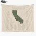 OREGON PARKS TAPESTRY, National and State Park Map, Wall Tapestry for ...