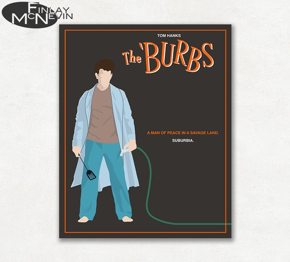 THE BURBS Minimalist Movie Poster Fine Art Print | Etsy