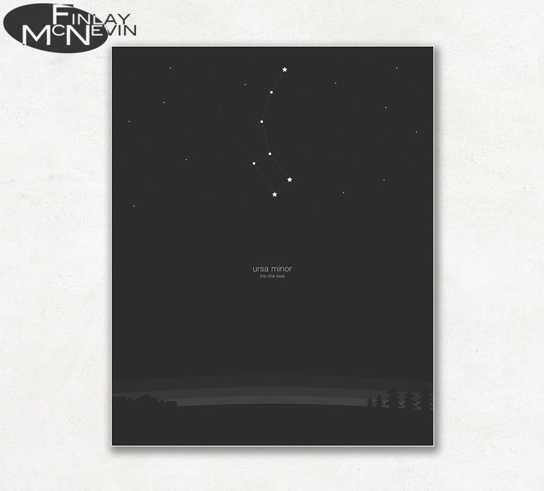 URSA MINOR CONSTELLATION, Astronomy Print, Photographic Print for the ...