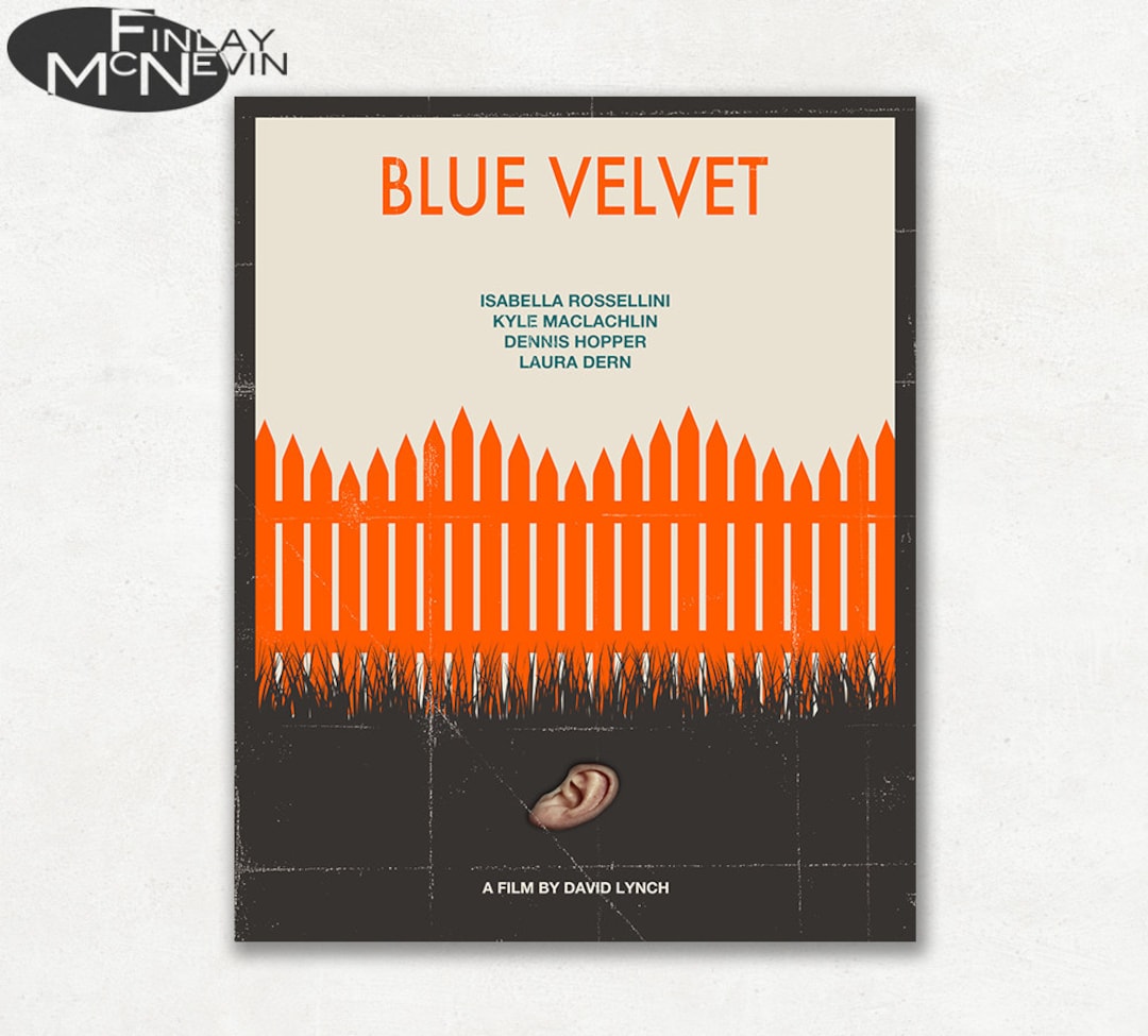 BLUE VELVET Movie Poster, Fine Art Print - Brown - Etsy