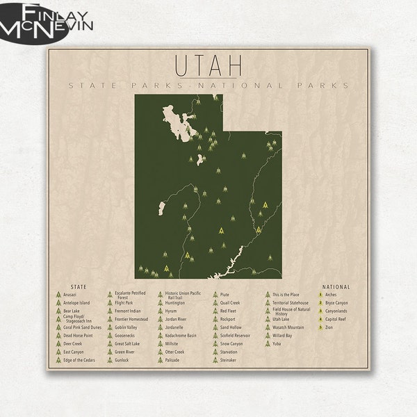 Utah National Parks - Etsy