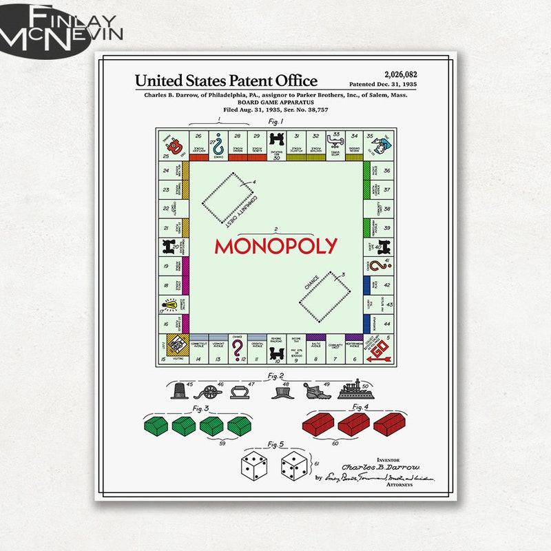 Monopoly Poster - Etsy