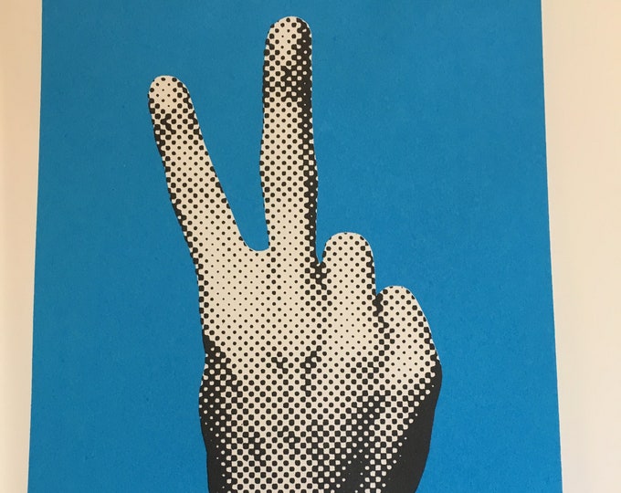 Scissors : Hand-pulled Silkscreen Print - Etsy