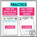 ABC Order, Alphabetical Order Worksheets, Task Cards, Dictionary, Guide ...