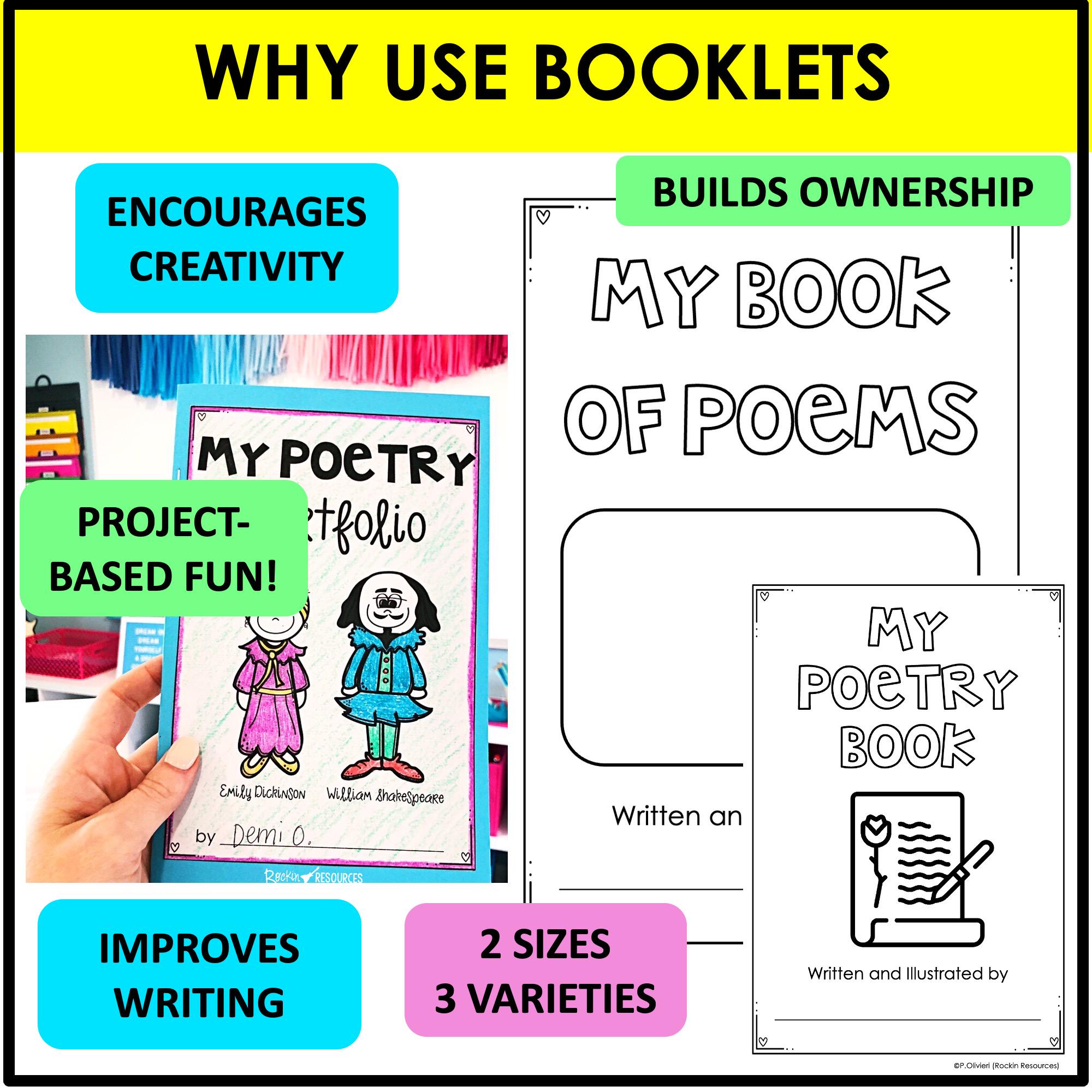 Poetry Booklet, Writing Poetry, Types of Poems - Etsy