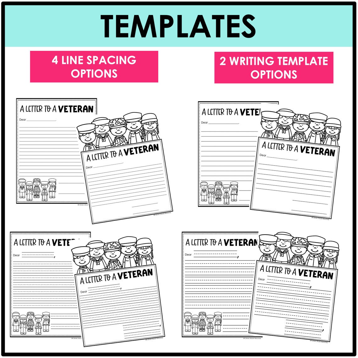 Veterans Day Letter Writing Activity Kit: Reading Passage & Templates ...