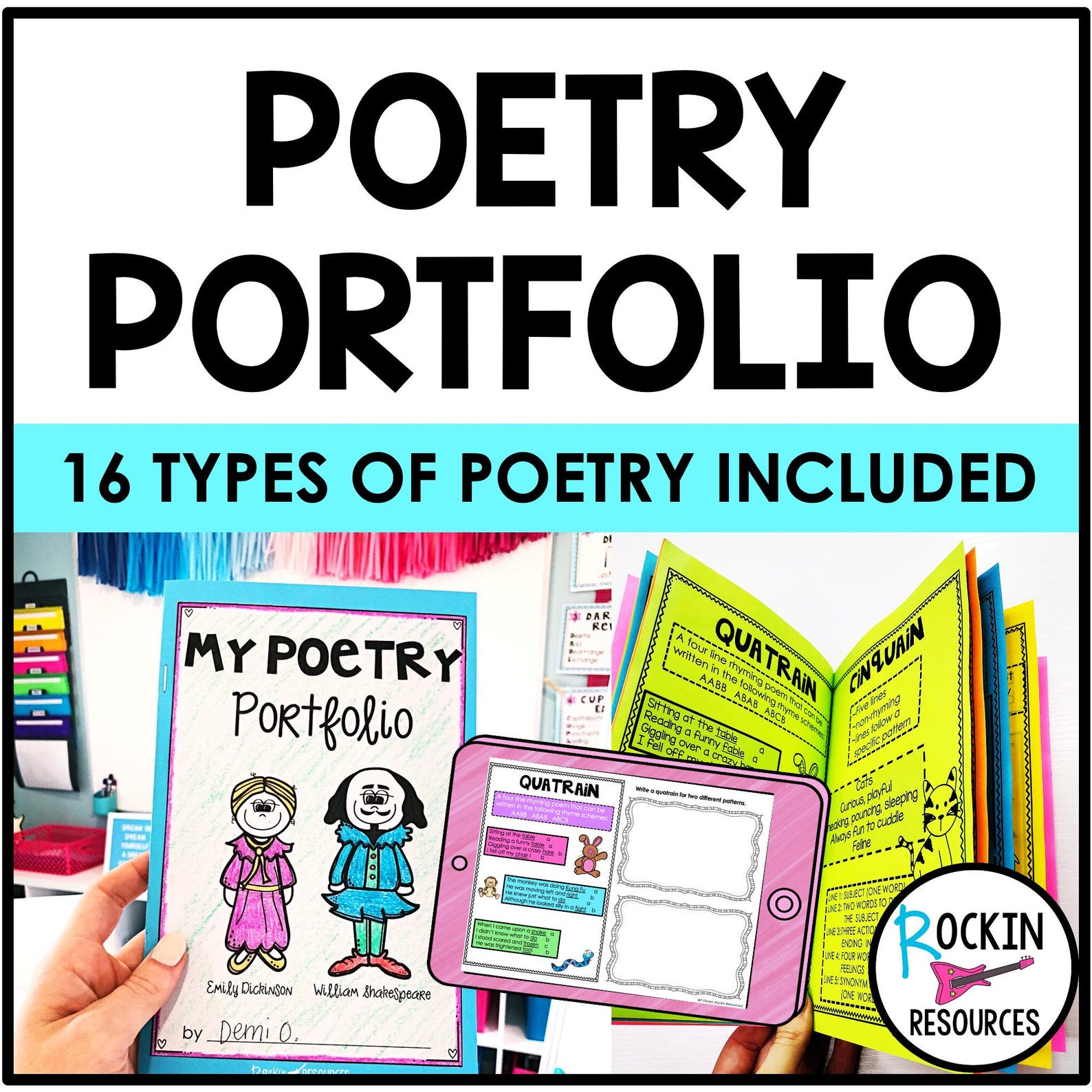 Poetry Booklet, Writing Poetry, Types of Poems - Etsy