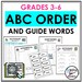 ABC Order, Alphabetical Order Worksheets, Task Cards, Dictionary, Guide ...