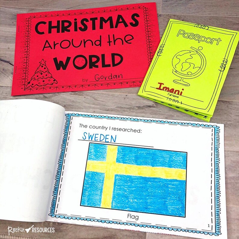 Christmas Around the World, Christmas Research Project, Passport ...