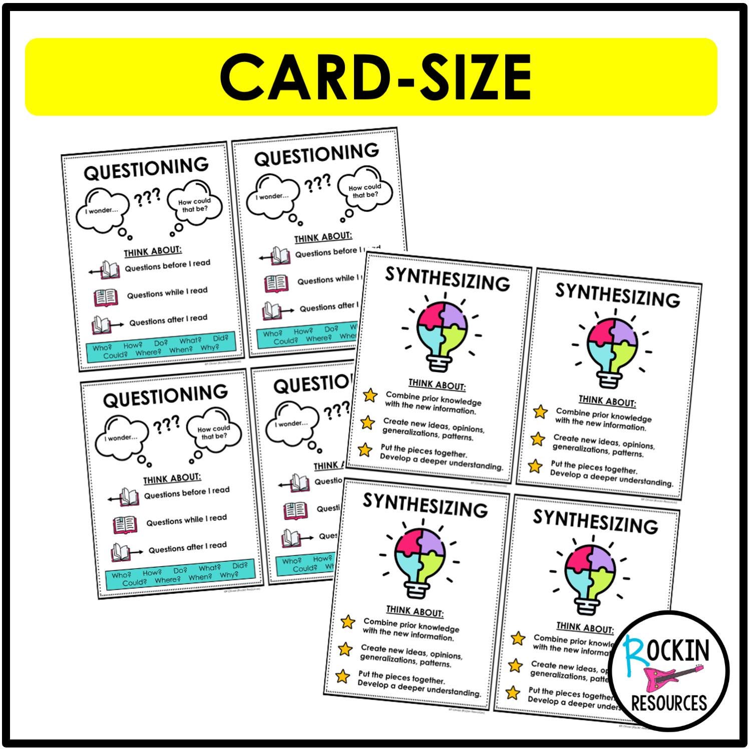 Reading Comprehension Strategies Posters: Elementary Anchor Charts ...