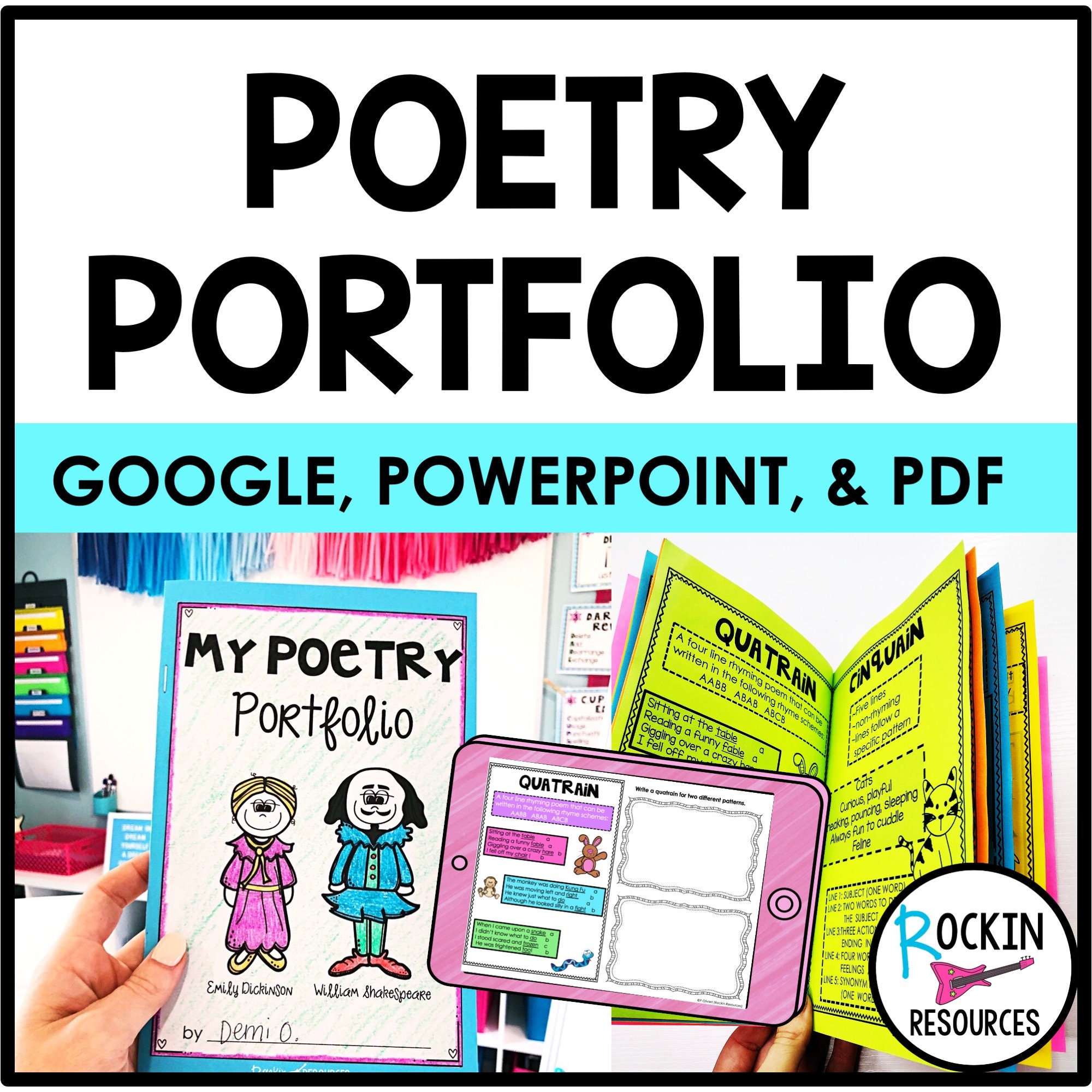 Poetry Booklet, Writing Poetry, Types of Poems - Etsy