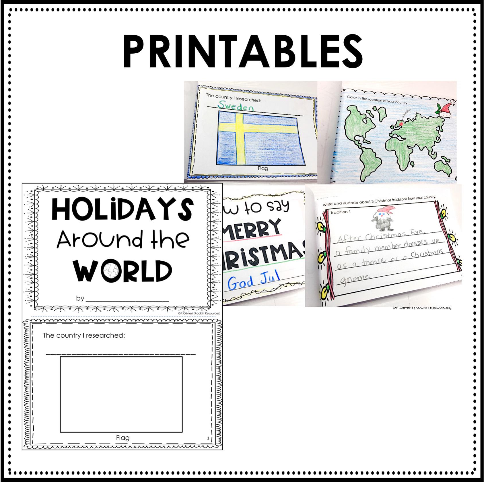 Christmas Around the World, Christmas Research Project, Passport ...