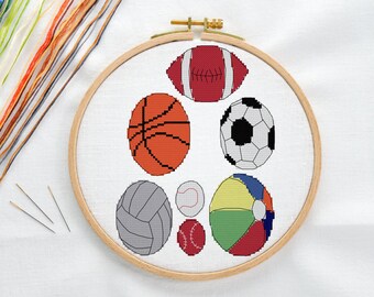 Sports Cross Stitch - Etsy