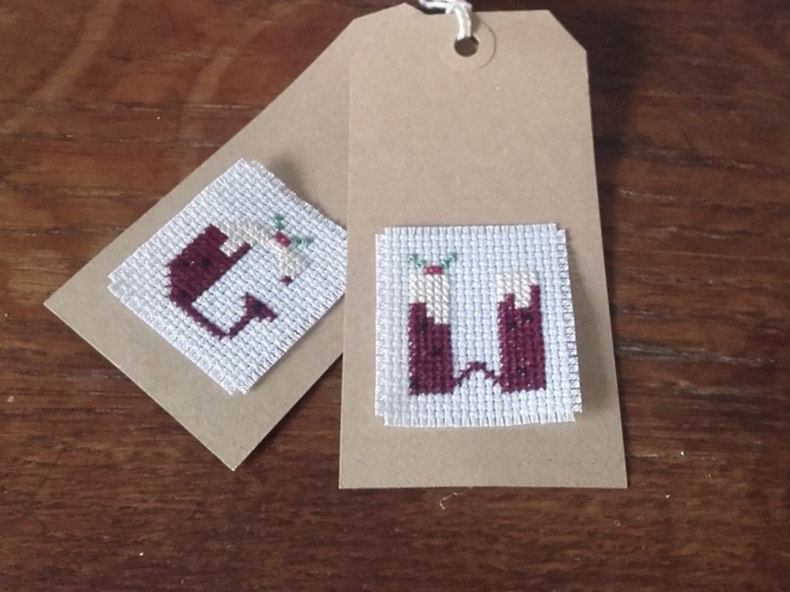 Christmas Pudding / Alphabet / Christmas Cross Stitch Pattern / Sampler ...