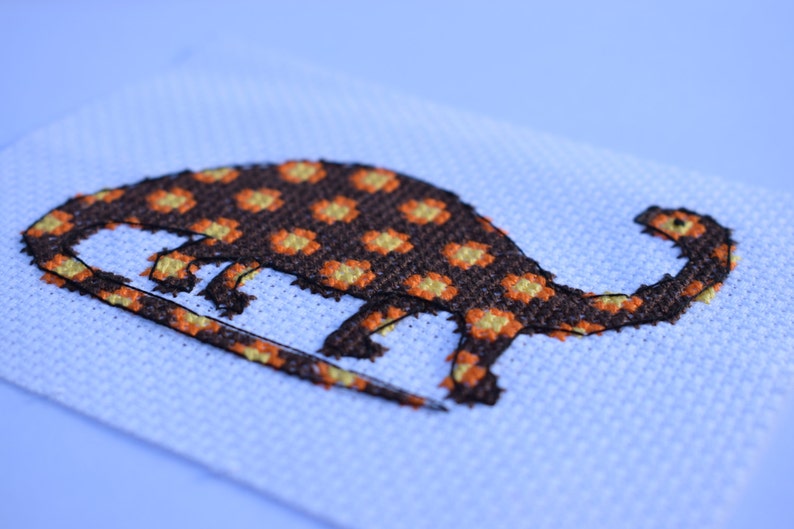 Dinosaur cross stitch pattern / Counted Cross stitch chart / | Etsy