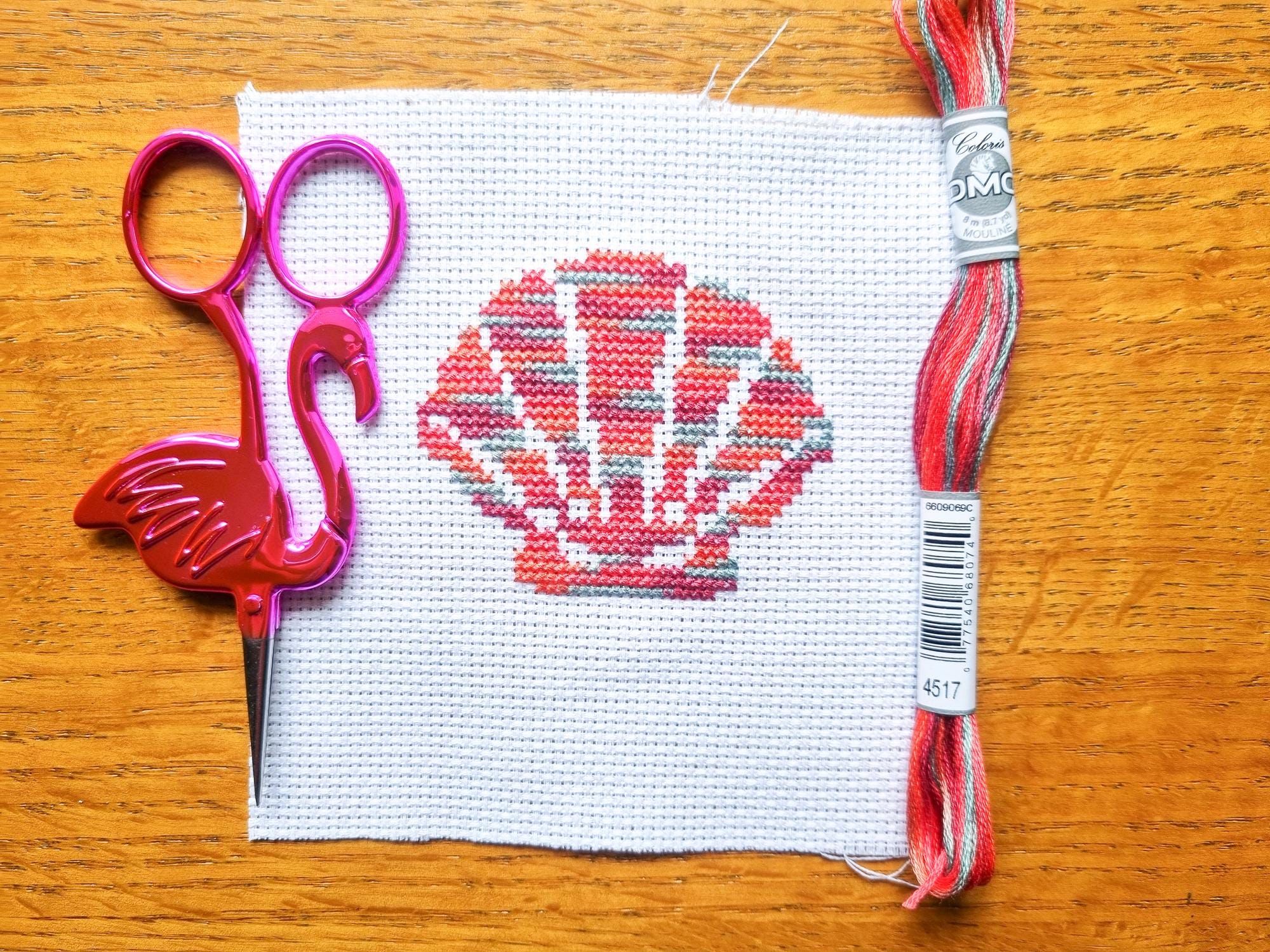 Clam Shell Cross Stitch Pdf Pattern - Etsy