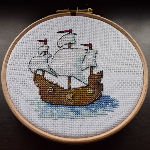 Pirate Cross Stitch - Etsy